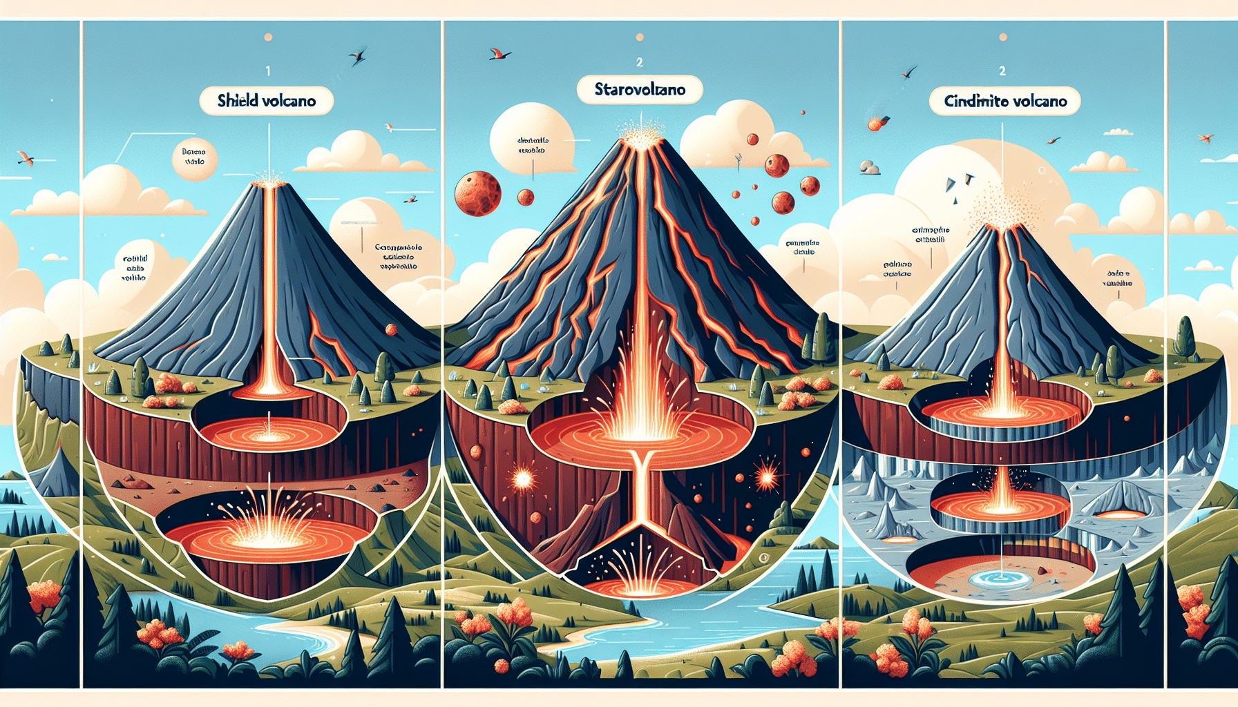 Types Of Volcanoes – Answers To All Types Of Questions | TypesOf.com